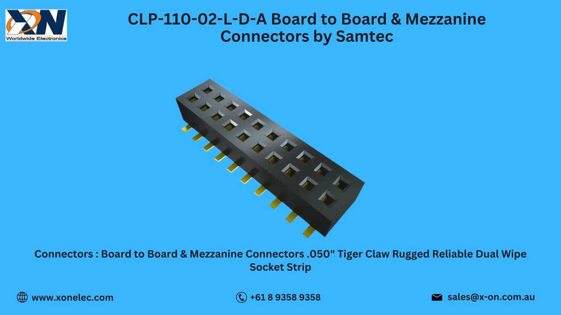 CLP-110-02-L-D-A Samtec Connectors – Buy Online at X-ON